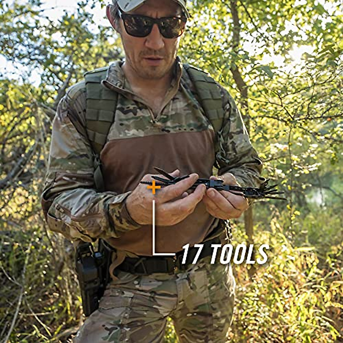 Gerber Gear 31-003884 Truss Needle Nose Pliers Multitool with MOLLE Sheath, Black