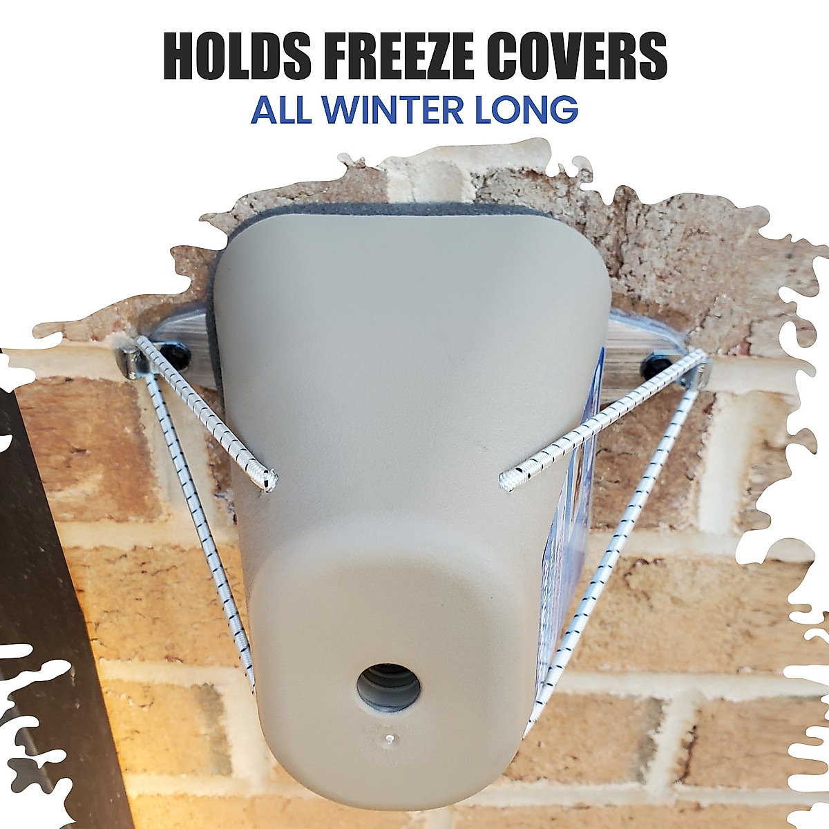 Hose Bib Buddy 2 Pack - Spigot Mounting Plate Hose Bib Repair Kit | Outdoor Faucet Repair Kit | Registered Original USA | SharkBite Hose Bib Mounting Plate | No Removal or Plumbing Required (2 Pack)