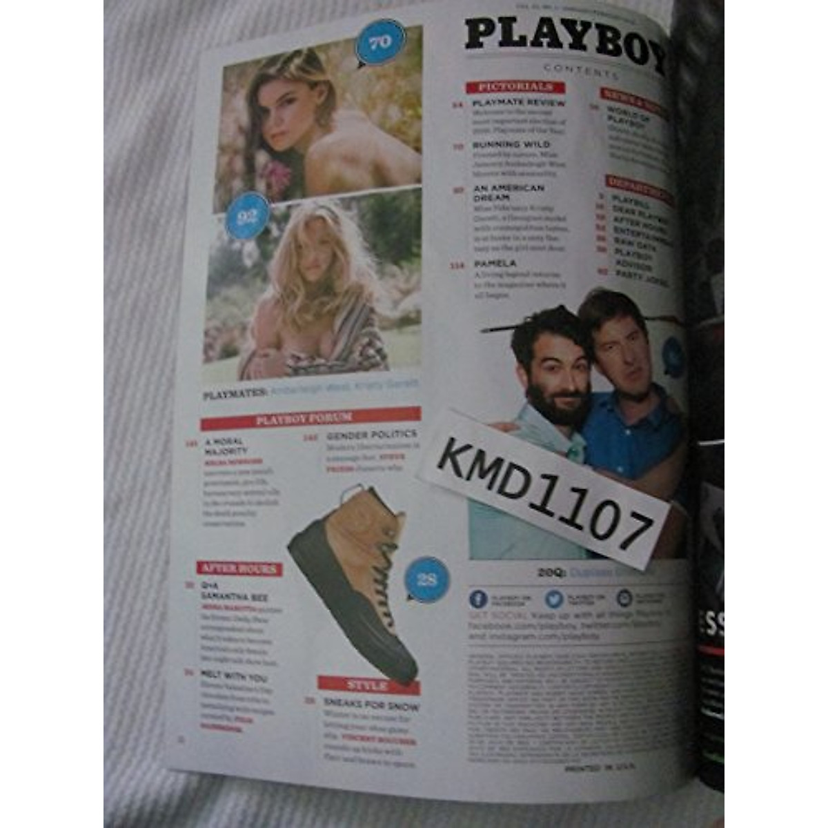 Playboy Magazine January/February 2016 Final Nude Issue! Pamela Anderson Collector'S Edition