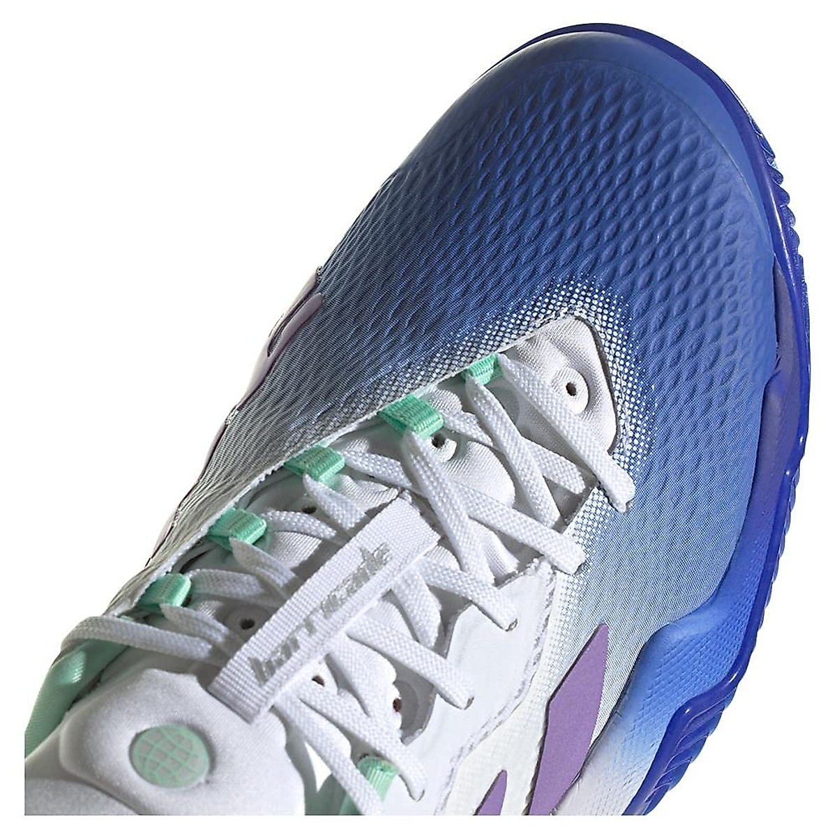 adidas Women`s Barricade Clay Tennis Shoes Lucid Blue and Violet Fusion