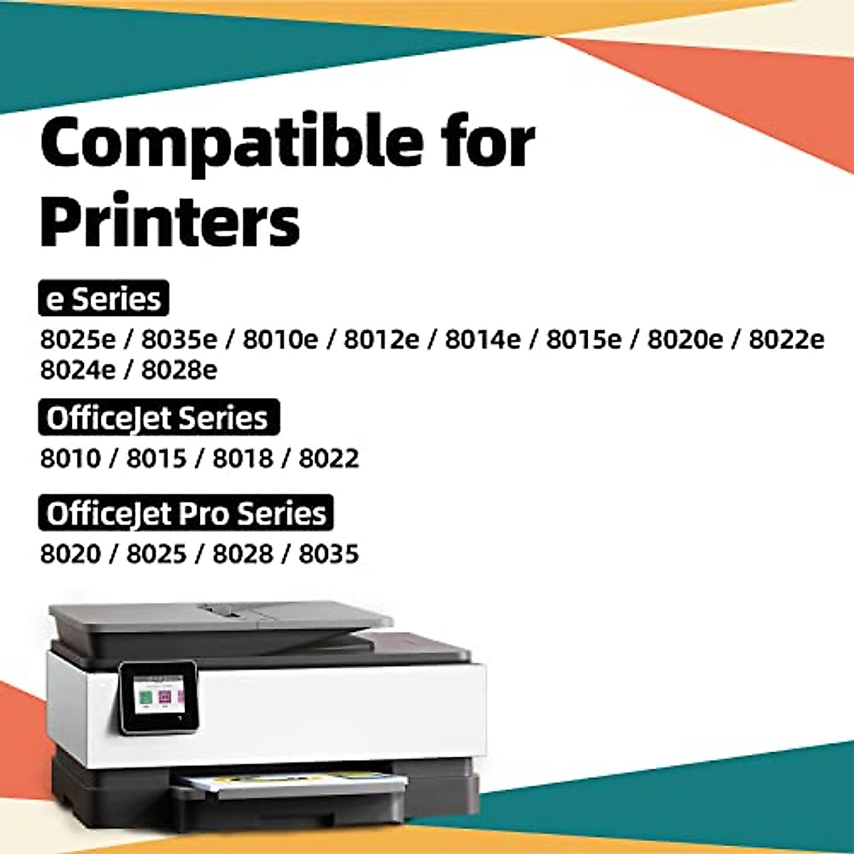 Topkolor 910 XL Compatible HP 910XL Ink Cartridges Combo Pack for HP 8025e 8025 8020 8035e 8035 8022 8028 e Series Printer, 4 Pack