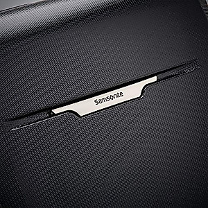 Samsonite Winfield 3 DLX Hardside Expandable Luggage with Spinners, Checked-Large 28-Inch, Black