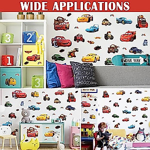 Anime Wall Decals Removable Cartoon Wall Stickers Large Peel and Stick Mural for Girls Kids Childrens Bedroom Living Room Baby Nursery Decoration