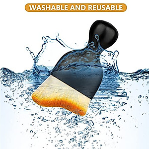 Rednow Car Interior Cleaning Tool Brush with Cover,Car Brush Car Detailing Brushes Interior Duster,Auto Interior Soft Bristles Cleaning Car Detailing Brush Dusting Tools,Scratch Free (2Pcs)