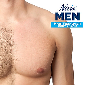 Nair Men's Hair Removal Cream, Body Hair Remover for Men, 13 Oz Bottle