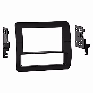 Carxtc Double Din Install Car Stereo Dash Kit for a Aftermarket Radio Fits 1992-1996 Ford Full Size Bronco and F-Series Pickup Trim Bezel is Black