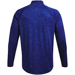 Under Armour Men's UA Tech 2.0 Novelty 1/4 Zip, Bauhaus Blue (456)/Black, Medium