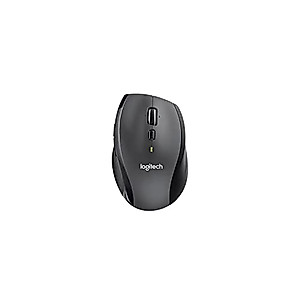 Logitech MK710-RB Desktop Wireless Keyboard/Mouse Combo, Hyper-Fast Scrolling Wireless Mouse USB, Keyboard with LCD Dashboard, Long Battery Life, Black (Renewed)