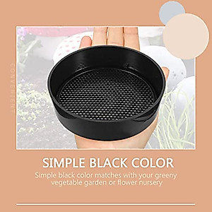 YARNOW 3 Sets Soil Sieve Set Mesh Sifting Pan Soil Sand Sieve Fine Mesh Strainer Gardening Tool Riddle Soil Sifter for Sand Rock Compost