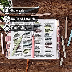 Mr. Pen- Aesthetic Highlighters, 8 Pack, Chisel Tip, Highlighters Assorted Colors, Bible Highlighters and Pens No Bleed, Cute Highlighters, No Bleed Highlighters for Bible Pages No Bleed