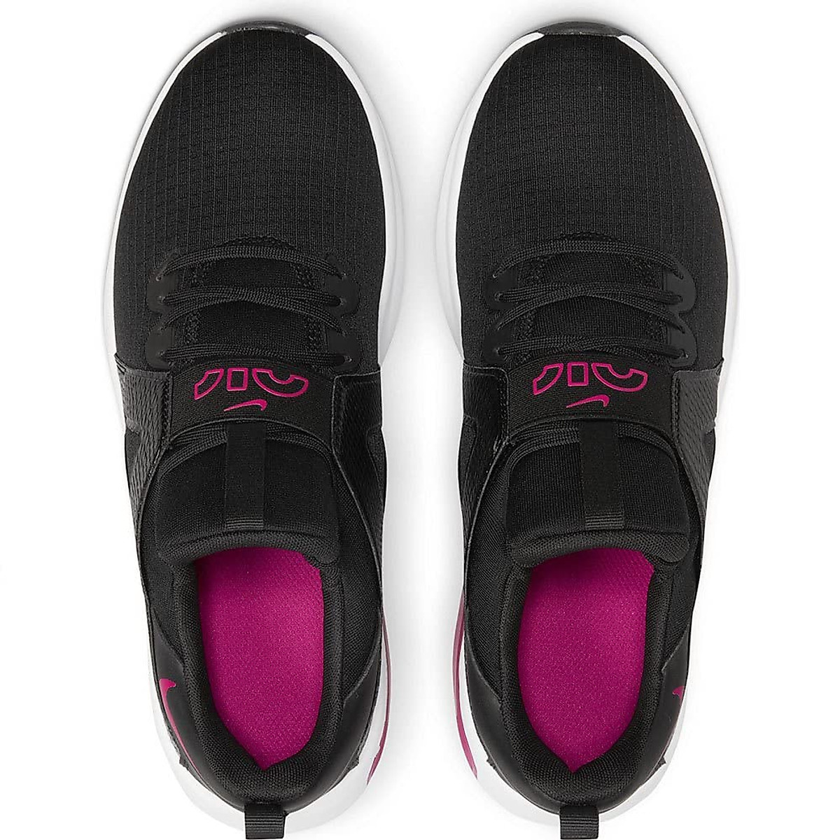 Nike Women's Air Max Bella, Black Rush Pink White, 5 US