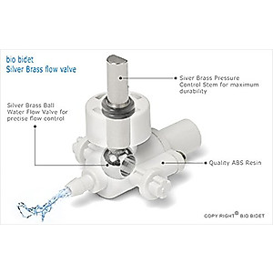 Bio Bidet ELITE 3 Bidet attachment, 17 1/4x8, White