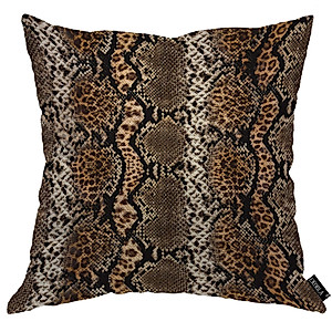 EKOBLA Pineapple Throw Pillow Cover Tropical Fruit Garden Healthy Colorful Cartoon Juicy Cozy Square Cushion Case for Men Women Boys Girls Room Home Decor Cotton Linen 18x18 Inch