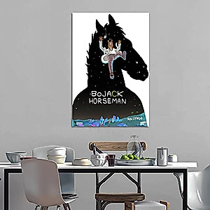 NOBLZ BoJack Horseman Canvas Art Poster and Wall Art Picture Print Modern Family Bedroom Decor Posters 16x24inch(40x60cm)