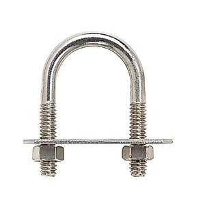 02-3450-202 U-Bolt Stainless Steel Zince 0.25 x 1 x 1.75 in. - Pack of 5