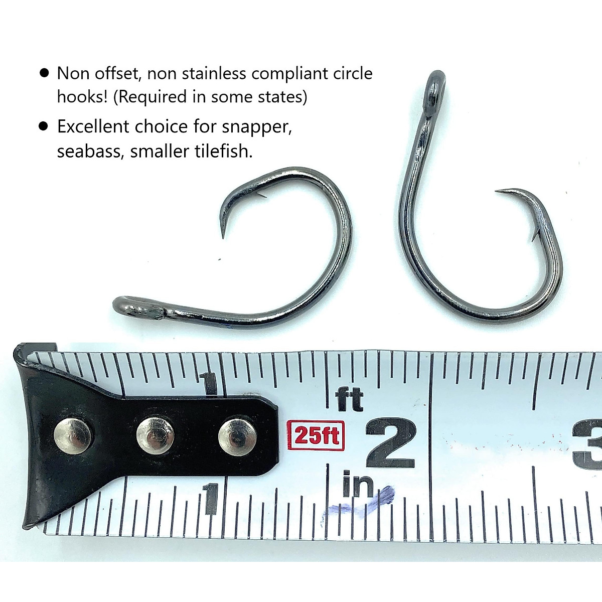 Deep Drop Fishing Rig, 5 Demon Circle 6/0 Hooks with Glow Sleeve, Deep Drop Snapper Rig