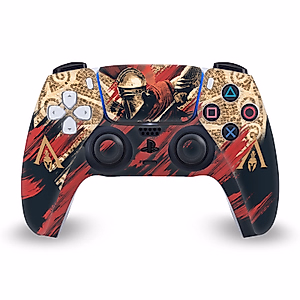 Head Case Designs Officially Licensed Assassin's Creed Alexios Odyssey Artwork Vinyl Faceplate Sticker Gaming Skin Case Cover Compatible with Sony Playstation 5 PS5 DualSense Controller