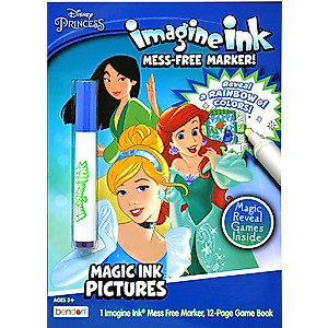 Disney Princess Coloring and Activity Book Bundle with Imagine Ink Coloring Book, Stickers and More