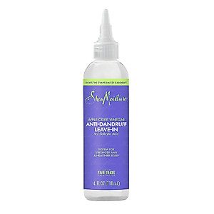 SheaMoisture Hair Care System Anti-Dandruff Leave-In For Stronger Hair & Healthier Scalp Formulated With Apple Cider Vinegar Fair Trade Shea Butter 4oz