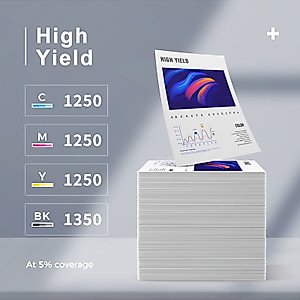 206A Toner Cartridge Set (with Chip) Compatible Replacement for HP 206A 206X 206 W2110A W2110X for Color MFP M283fdw M255dw M283cdw M283 M255 Printer Ink (Black Cyan Yellow Magenta,4-Pack)