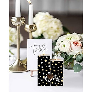 Star Gold Candle Holder with Tea Light,Vintage Wood Tealight Candle Stick Holder Pillar Centerpiece,Heart-Shaped Tall Wooden Tea Light Candle Holders Set Merry Cheers Modern Minimalist Grey Black