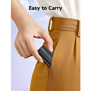 Tiitarn Small Portable Charger, 5000mAh Foldable Power Bank Built in Stand Mini Battery Pack Charger Compatible with i-Phone 14/13/13 Pro Max/12/11/XS/XR/X/8/7(Not USB-C)