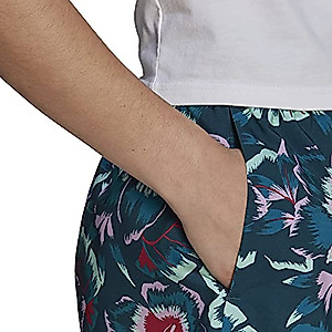 adidas,Womens,Farm Shorts,Wild Teal/White,Medium