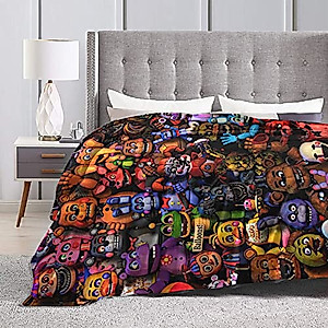 FANGAO Cirugo Cartoon Blanket Air Conditioning Blanket Ultra-Soft Micro for Couch Throw Blanket Flannel Blankets for Couch Bed Living Room 50x40''