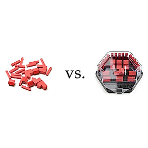 Solid Factory | Settlers Game Piece Holder/Organizer - Black (Set of 4)