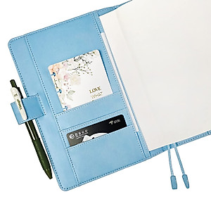 Fromthenon A5 Premium Fabric Cover for Refillable Notebook Planner [A5 Cover Only] (Light Pink)