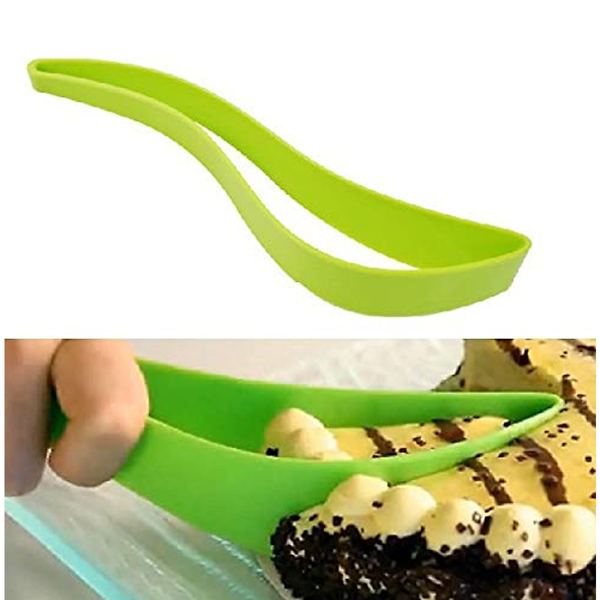 WOIWO 1 PCS Baking Tools Plastic One-Piece Cake Cutter Triangle Cake Cutter