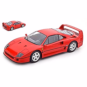Scale Model Compatible with Ferrari F40 1987 RED 1:18 KK SCALE KKDC180691