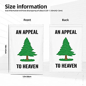 An Appeal To Heaven Garden Flag Vertical Double Sided Farm Lawn Yard Outdoor Decoration 12 x 18 Inch