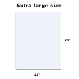 LWNIP 20 Pcs Clear Basket Bags, 22 x 28 Inches 2.3 Mils Thick Cellophane Wrap Bags for Baskets and Gifts, Ribbon Included