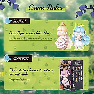 Rolife Nanci Blind Box-Secret Garden Series, 1PC Exclusive Action Figure Box, Popular Collectible Toy Cute Action Figure Creative Kits for Birthday Gifts/Christmas Holiday