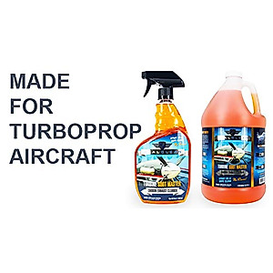 RealClean Aviation Degreaser/Carbon Soot Remover for aircraft/Aircraft Detailing Supplies/Turbine Soot Master Created by Professional Aircraft Detailers- 16 oz Spray Bottle