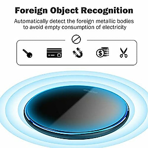 Wireless Charger+Type-C Receiver for Samsung Galaxy A20 A30 A50 A60 A70 A90 5G, Black