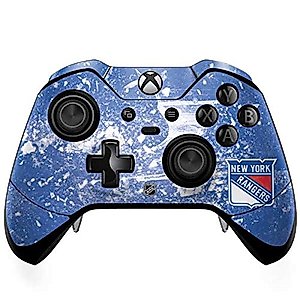 Skinit Decal Gaming Skin Compatible with Xbox One Elite Controller - Officially Licensed NHL New York Rangers Frozen Design