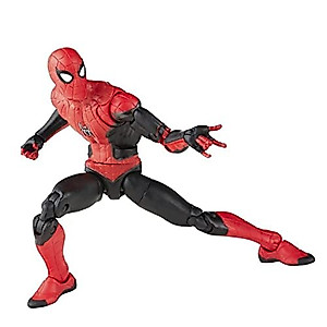 Marvel Legends Series Upgraded Suit Spider-Man Unmasked No Way Home 6-inch Action Figure Premium Design