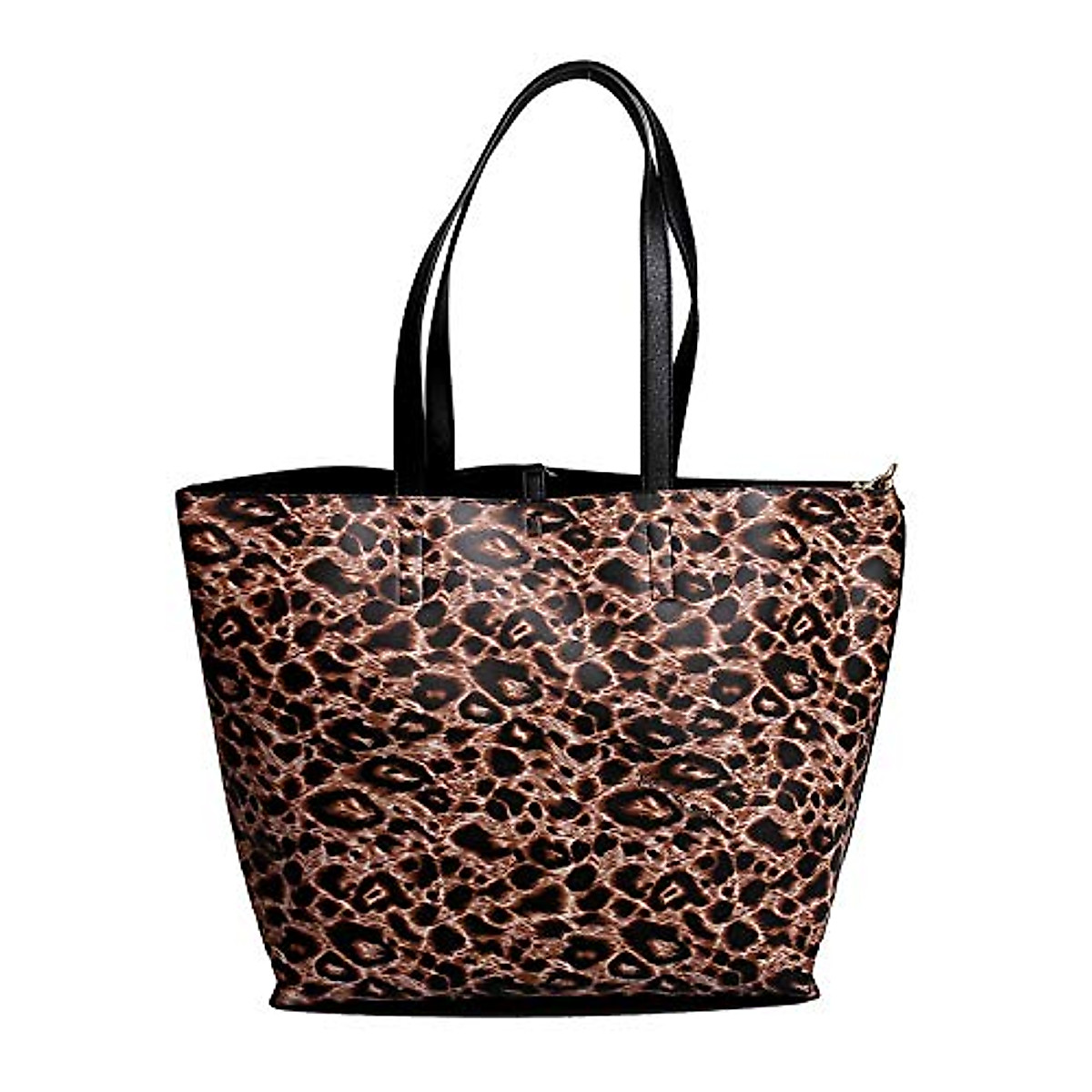 Versace Jeans Couture Reversible Signature Animal Print Large Shopper Tote for womens