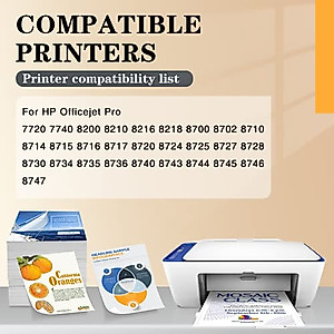 Clorisun 952 952XL Black Ink Cartridge Combo Pack Replacement for HP OfficeJet Pro 8710 7740 8720 8715 8210 8740 8702 7720 8725 8700 8730 Printer Ink (2 Black, 2Pack)