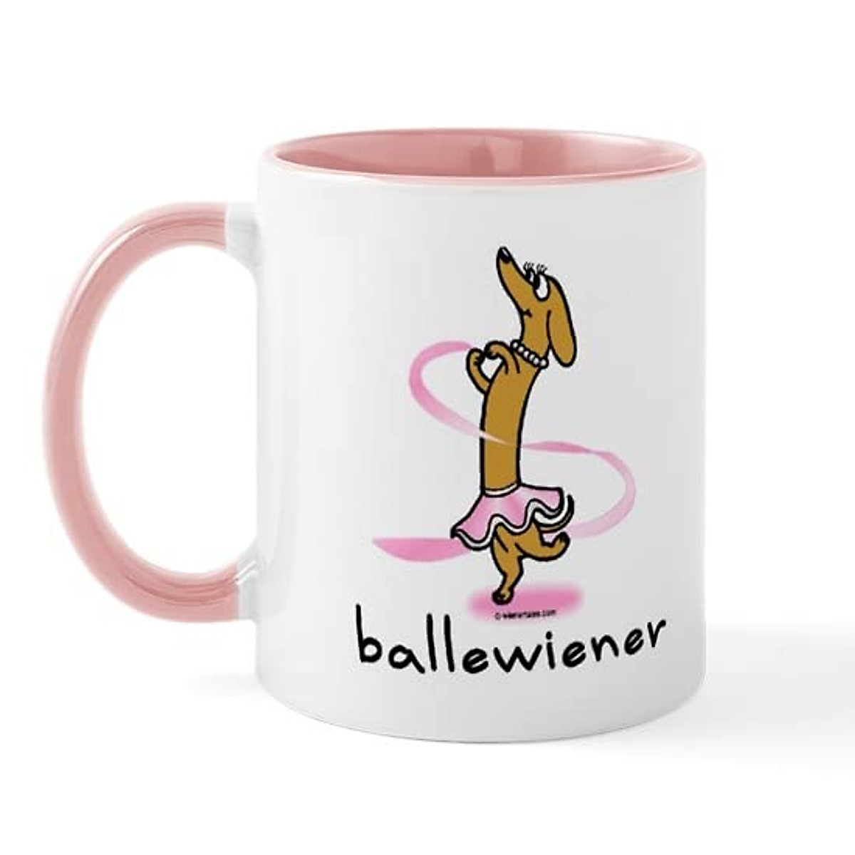 CafePress Ballet Wiener Mug Ceramic Coffee Mug, Tea Cup 11 oz
