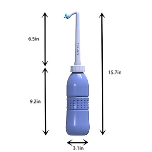 TURMZPY Portable Bidet 600ml Travel Bidet Plastic EVA Bottle Personal Hygiene Bidets Cleaning Device