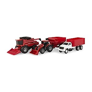 ERTL 1/64 Collect N Play Case IH Harvest 4 Piece Set ZFN47004