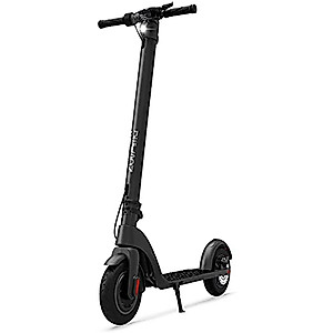 Jetson Knight Adult Electric Scooter, LCD Display, Removeable Rechargeable Battery, Thumb Throttle, Easy-Folding Mechanism, Up To 20 MPH, Range of up to 16 Miles, Ages 12+, Black, JKNGH1-BLK
