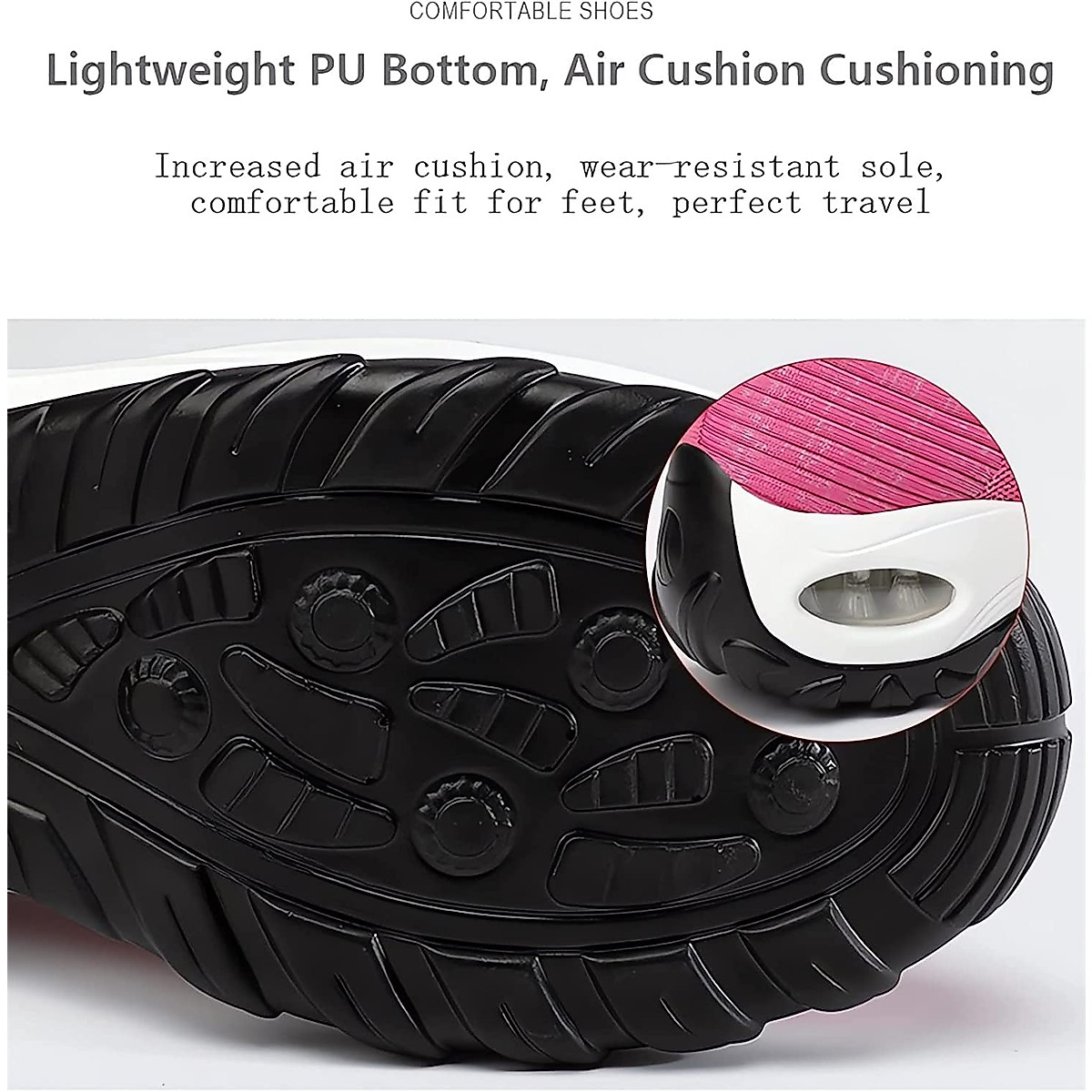 Womens Sneakers-Air Go-Walk Air Cushion Trainers, 2023 New Women's Orthopedic Platform Arch Walking Sneakers, Air Cushion Slip-On Motion Orthotic Shoes for Women Arch Support Diabetic (Blue, adult, women, numeric_9_point_5, numeric, us_footwear_size_syste