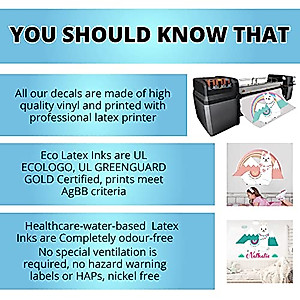 Lotus Flowers Wall Decal. Namaste Vinyl Sticker. Boho Decals. Mehndi Decal. Yoga Studio Wall Decor. Bohemian Bedroom Decor. Living Room Wall Art N22