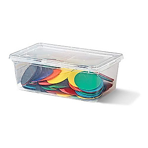 hand2mind Plastic Rainbow Fraction Circles, Circle Manipulatives, Fraction Tools for Kids, Math School Supplies, Montessori Math Materials, Classroom Math Manipulatives 4th Grade (15 Sets of 51)