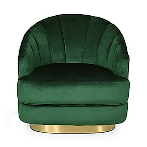 Christopher Knight Home Condit Club Chair, Emerald + Copper