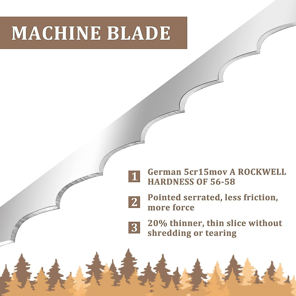 Alimtee Bread Knife for Homemade Bread, 16" Wooden Serrated Bread Slicer Gift for Friends Fiddle Bow Design Easy to Cutting, Sourdough Cutter for Homemade - Premium Stainless Steel